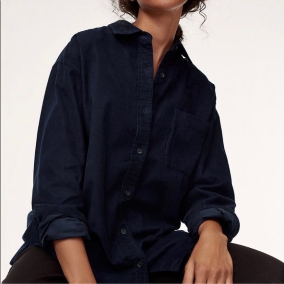 Wilfred | Tops | Aritzia Wilfred Free Charlotte Corduroy Boyfriend ...